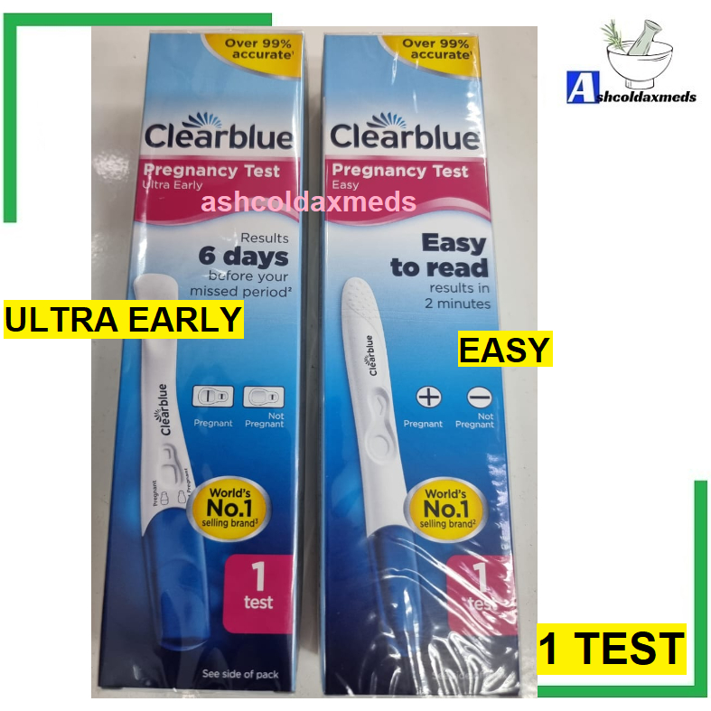 CLEARBLUE EASY Pregnancy Test Kit 1'S (ORIGINAL WITH MDA) - Farmasi ...