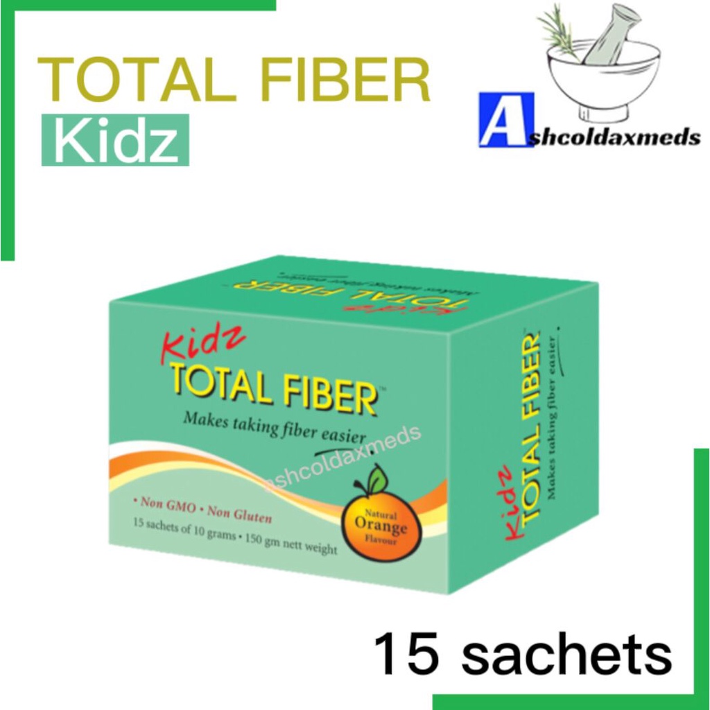 Total Fibre Kidz Orange Flavour(10g X 15sachets) - Farmasi Limbongan