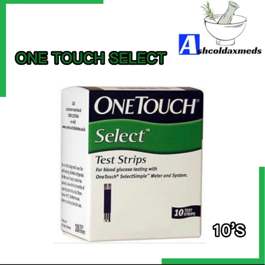 One Touch Select Test Strips 10'S EXP09/2023 - Farmasi Limbongan