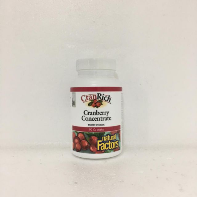 (KKM APPROVED) NATURAL FACTORS CRANRICH CRANBERRY CONCENTRATE 90'S ...