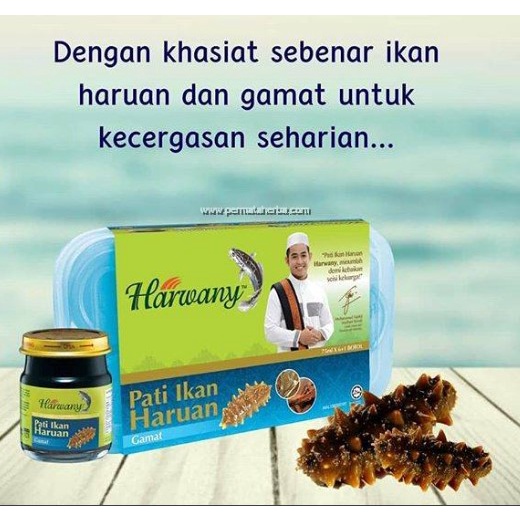 Harwany Pati Ikan Haruan Asli Atau Gamat (75ml x 6's) [Free 1's ...